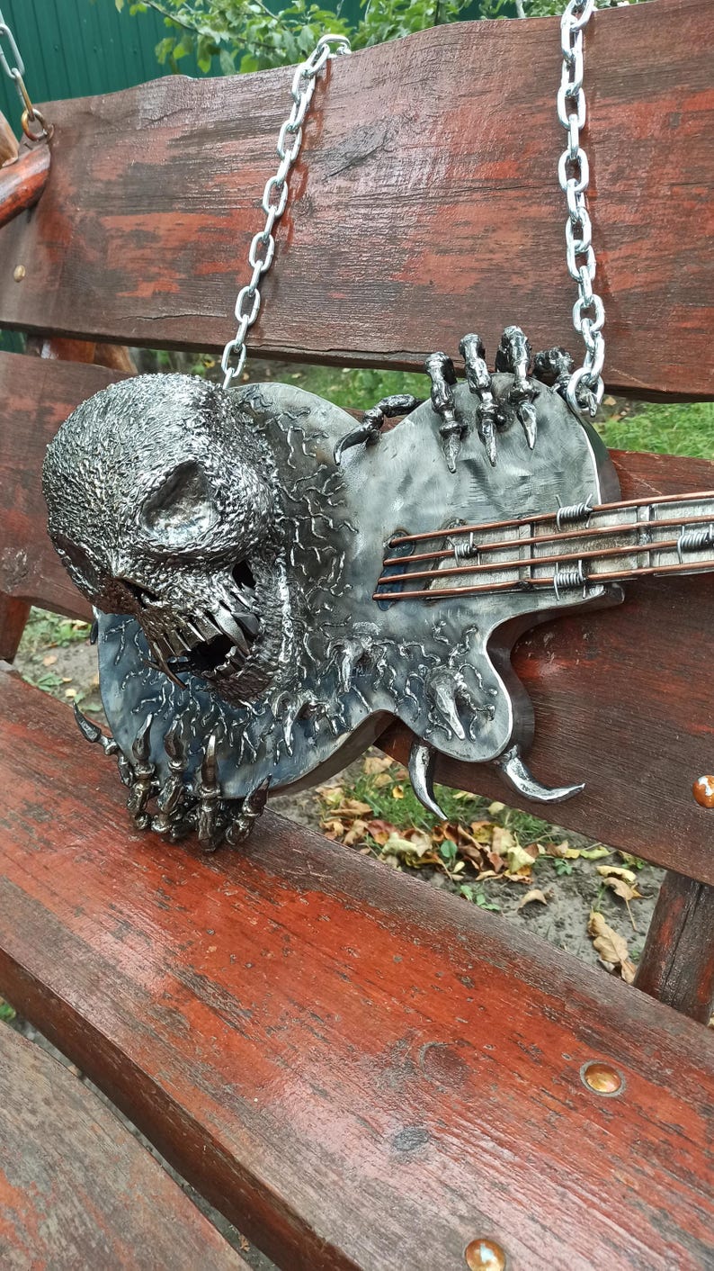 Exclusive Hand-forged "metal Overlord" Guitar — Dark Fantasy/steampunk ...