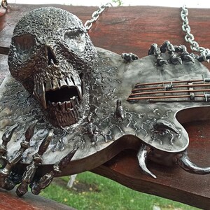Exclusive Hand-forged "metal Overlord" Guitar — Dark Fantasy/steampunk ...