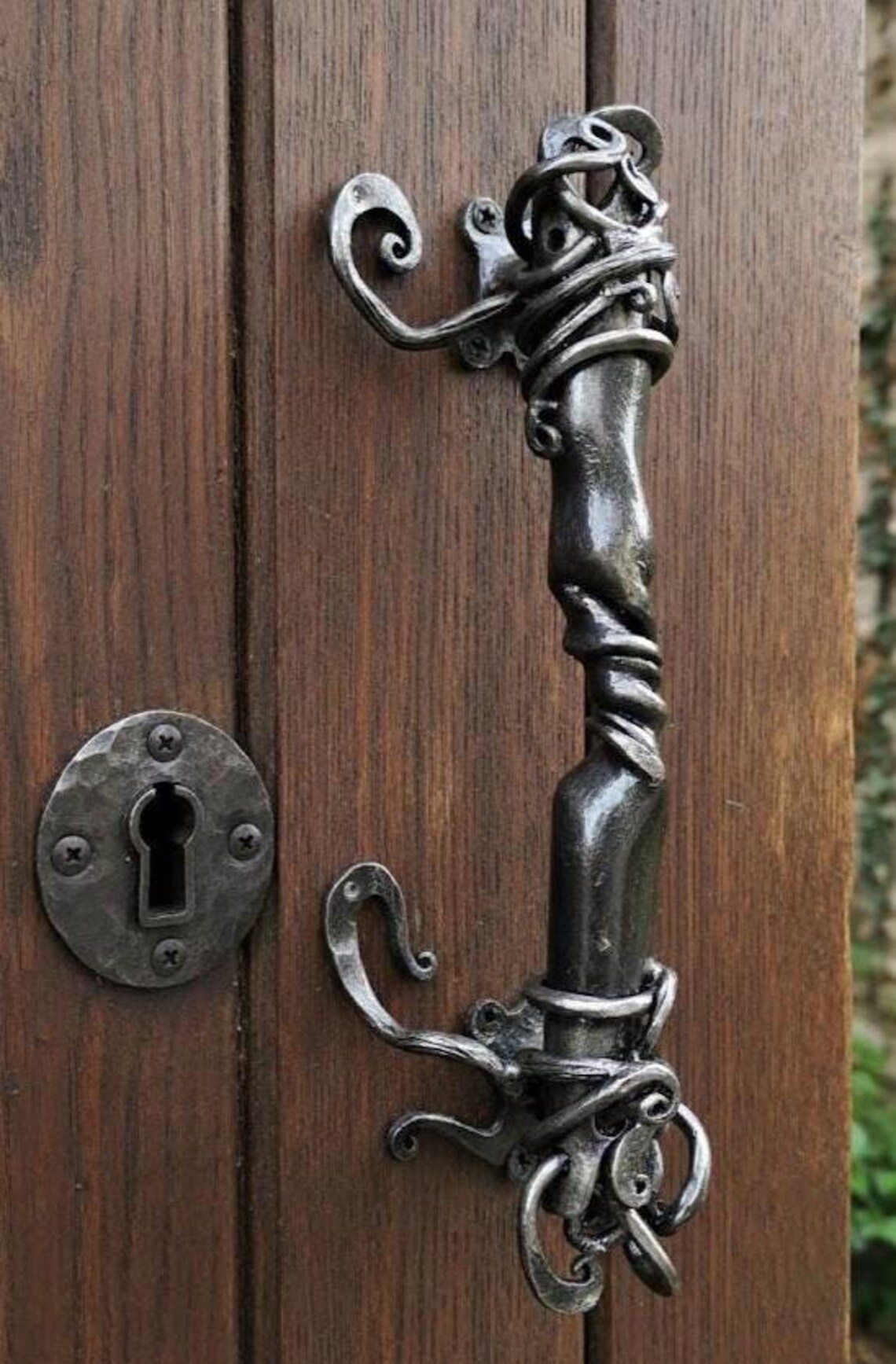 Hand-forged Door Pull (35 Cm) 