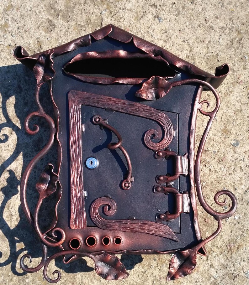 Forged Mailbox, Fairy Tale Mailbox Metal Mailbox,handmade ...