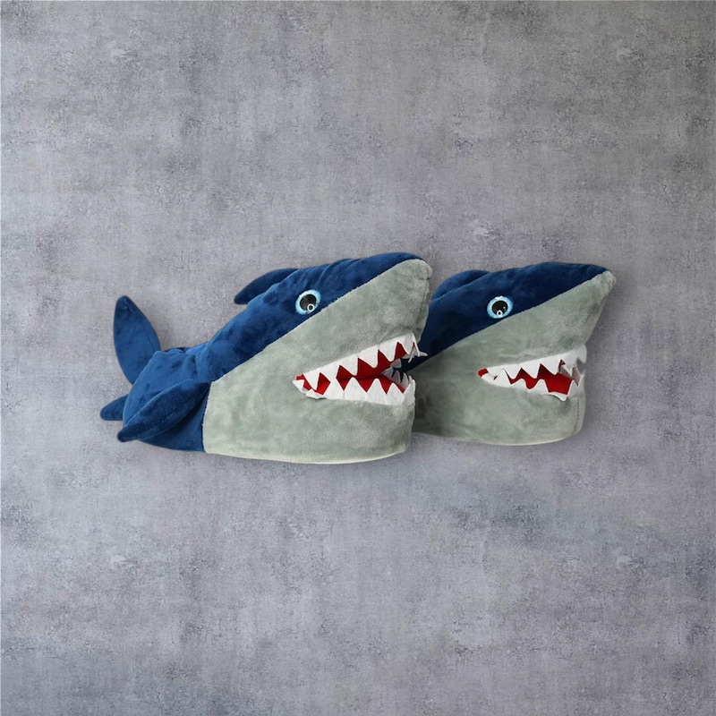 Shark Slippers - Etsy