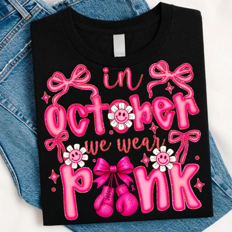 Pink Ribbon Breast Cancer Awareness Clipart Bundle: Digital PNG ...