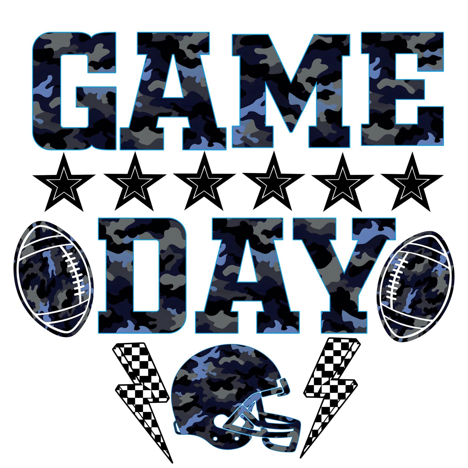Trendy Camo Sports Alphabet Clipart: Instant Download for Sublimation ...