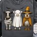 Spooky Farm Animals Halloween PNG: Ghost Pig, Witch Chicken, Mummy Cow ...