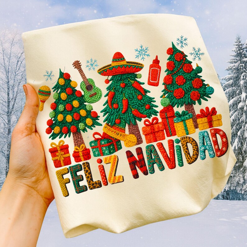 Feliz Navidad PNG, Mexican Christmas Clipart (digital Download) - Etsy