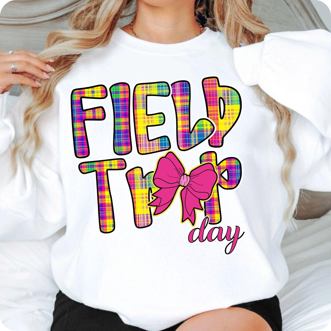 Field Trip Anyone PNG, School Adventure Design, Rainbow Field Day 2025 ...