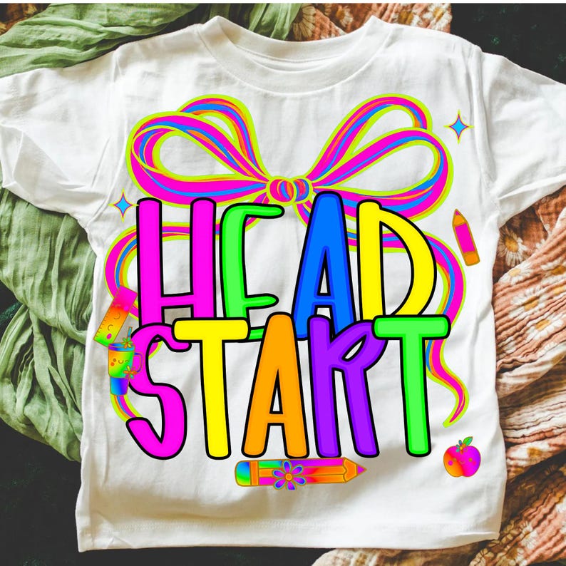 Head Start Teacher PNG Design, Back to School Sublimation Graphic ...