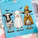 Spooky Farm Animals Halloween PNG: Ghost Pig, Witch Chicken, Mummy Cow ...