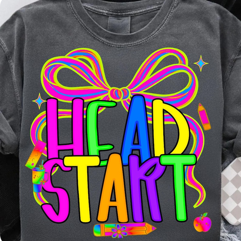 Head Start Teacher PNG Design, Back to School Sublimation Graphic ...