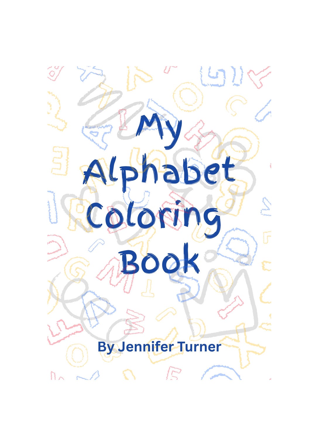 My Alphabet Coloring Pages - Etsy