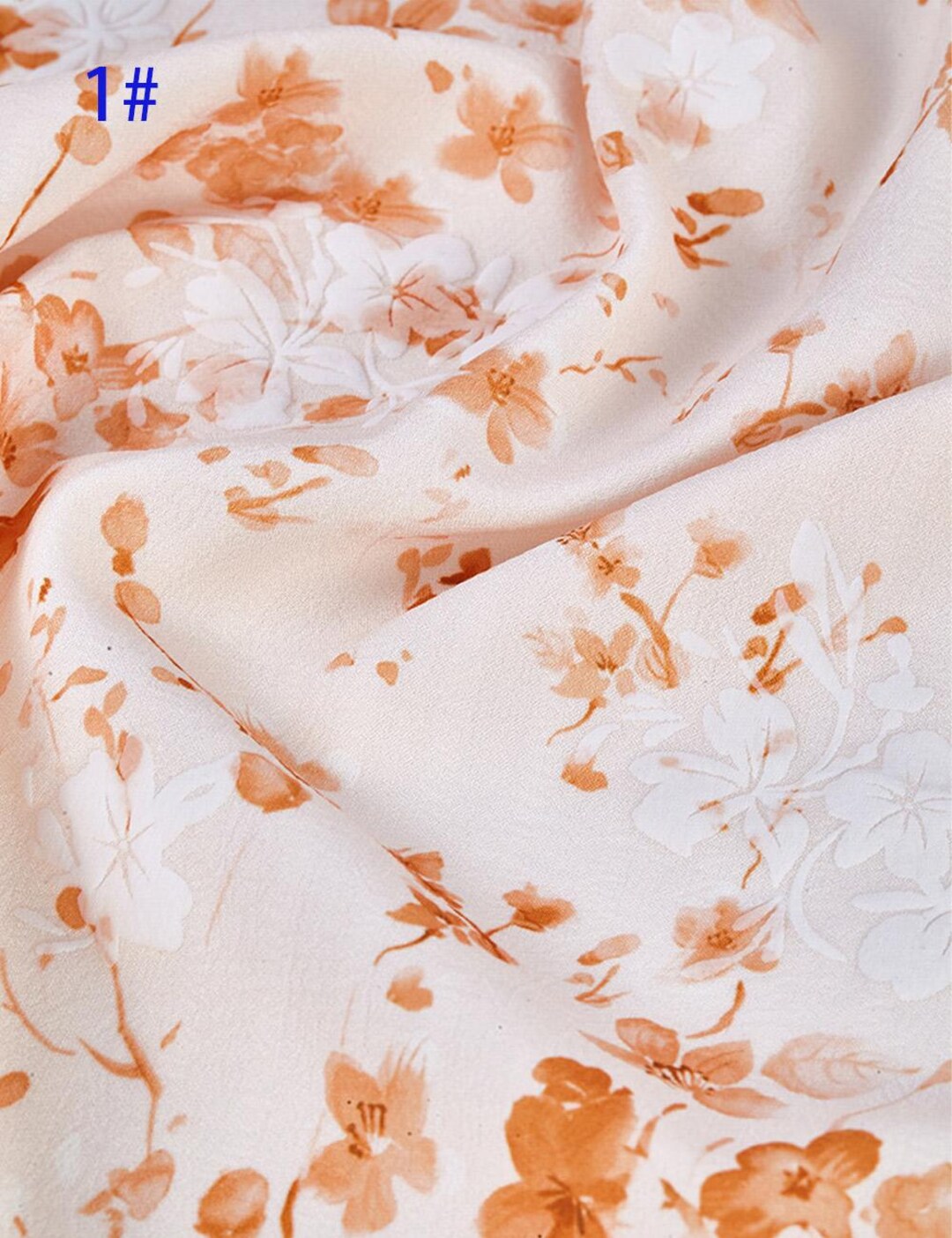 Pink Flower Chiffon Fabric: 57" Wide Polyester Dress Fabric - Etsy