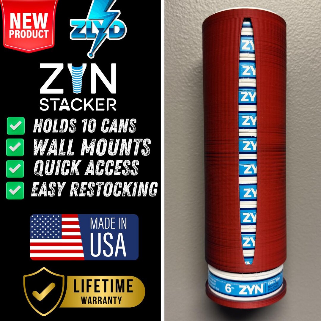 ZYN Dispenser Nicotine/tobacco/snuff Easy Access, Freedom Blend Red ...