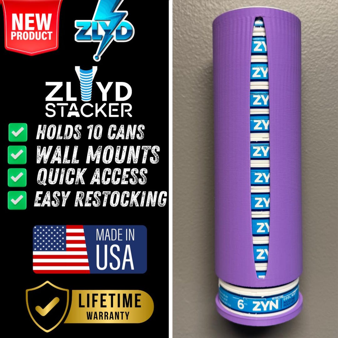 ZYN Dispenser Nicotine/tobacco/snuff Easy Access Zyn Electric Grape ...