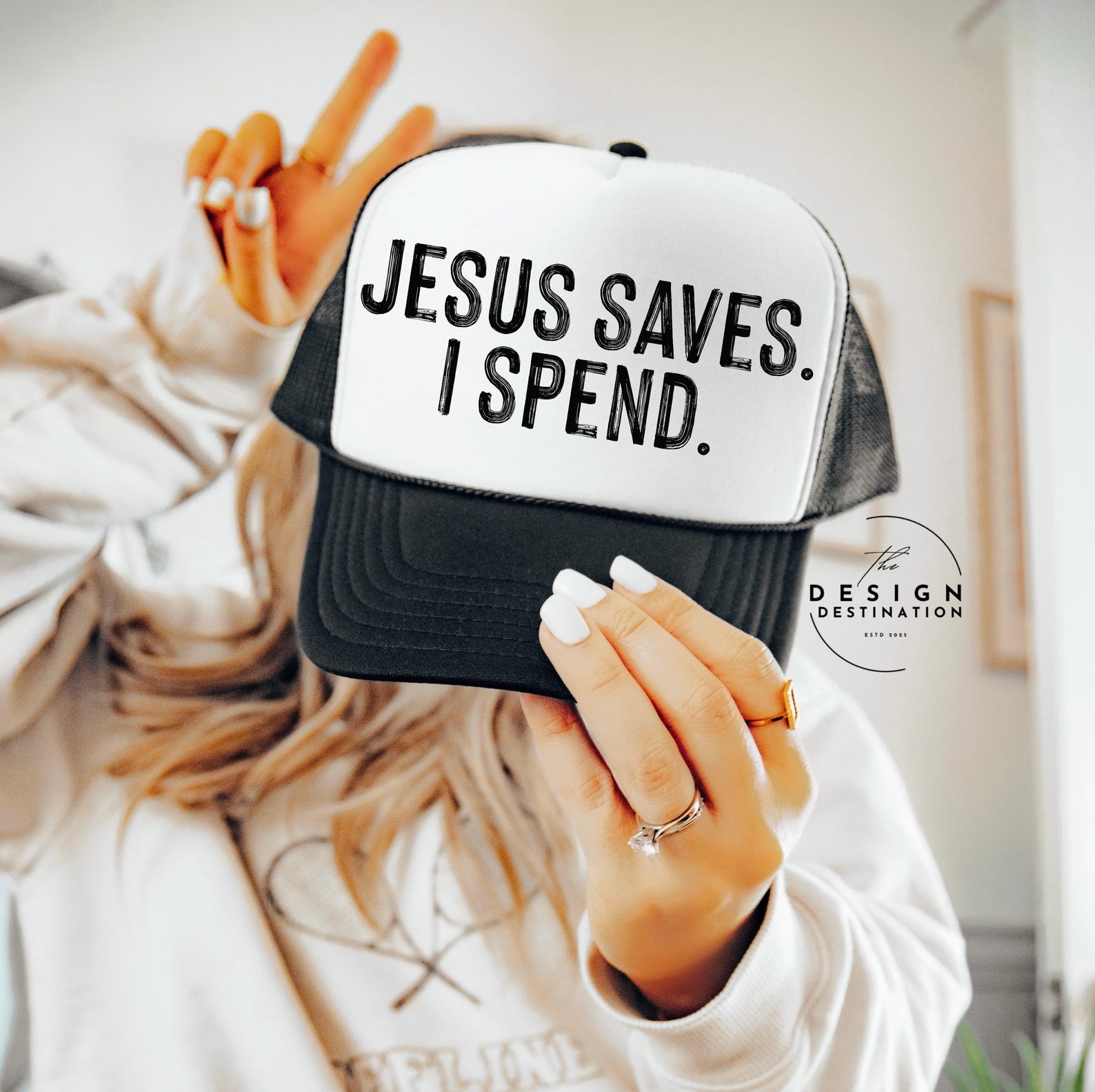 Jesus Saves I Spend || Digital File for Sublimation, DTF, Screen Print ...