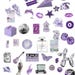 Purple Sticker Set: Dreamy Pngs, Planner Stickers (digital Download A4 ...