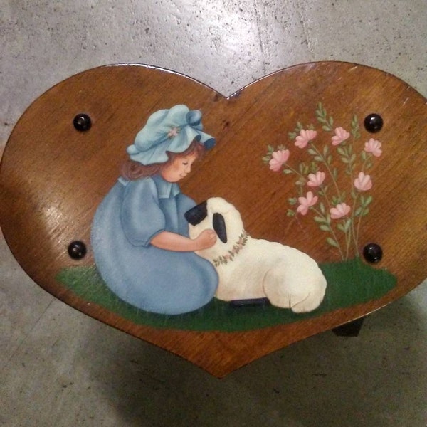 Hand Painted Stool - Etsy