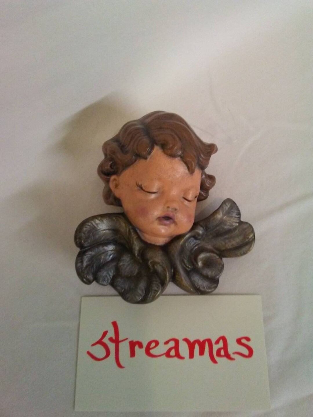 Hand-painted Ceramic Angel Christmas Ornament - Etsy