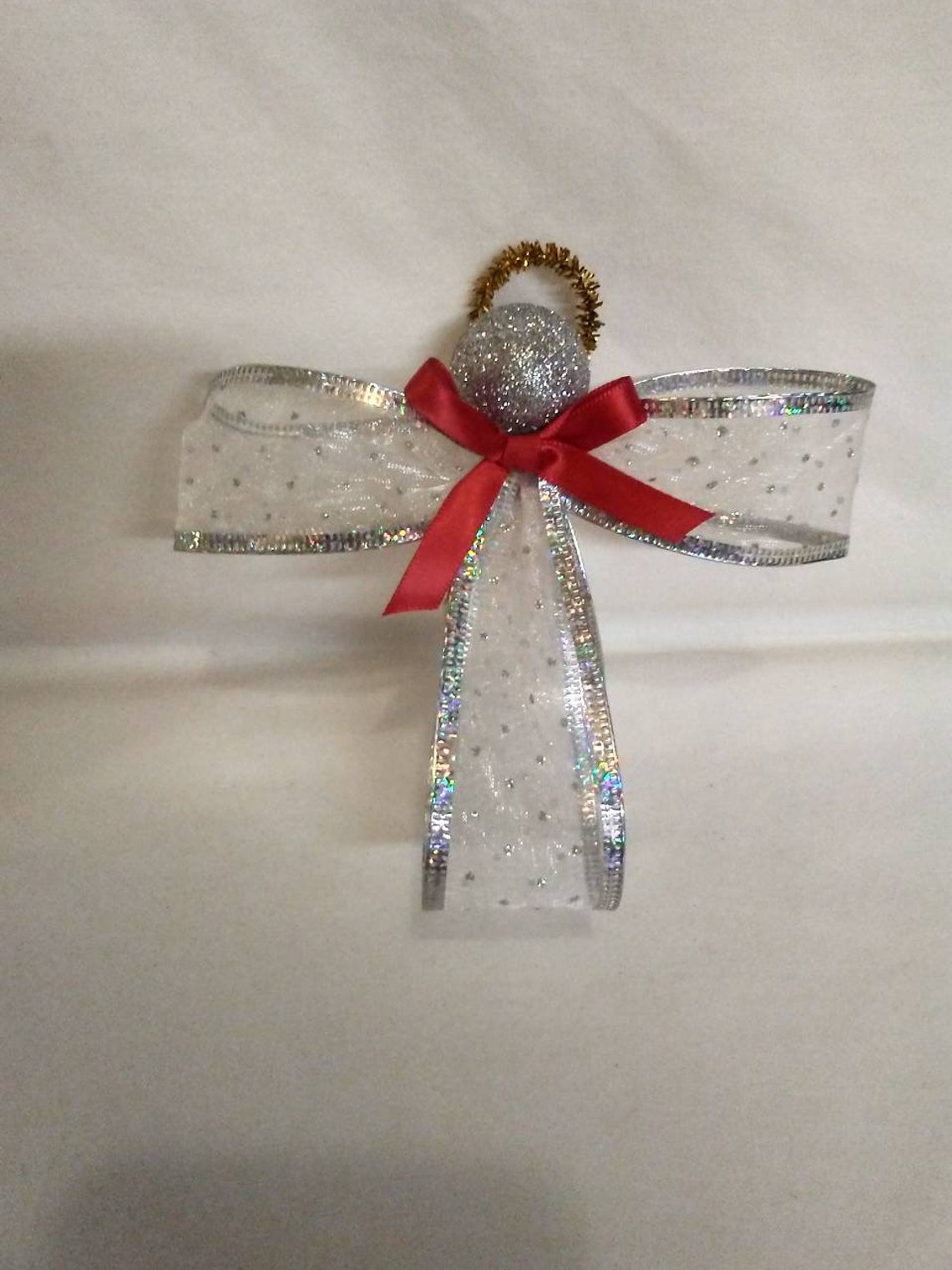 Wired Ribbon Angel Christmas Ornament - Etsy