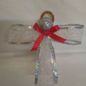 Wired Ribbon Angel Christmas Ornament - Etsy
