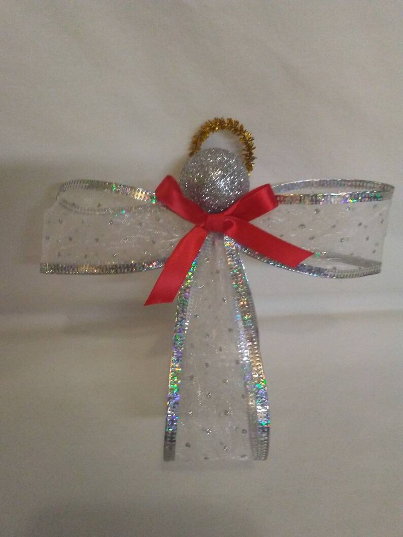 Wired Ribbon Angel Christmas Ornament - Etsy
