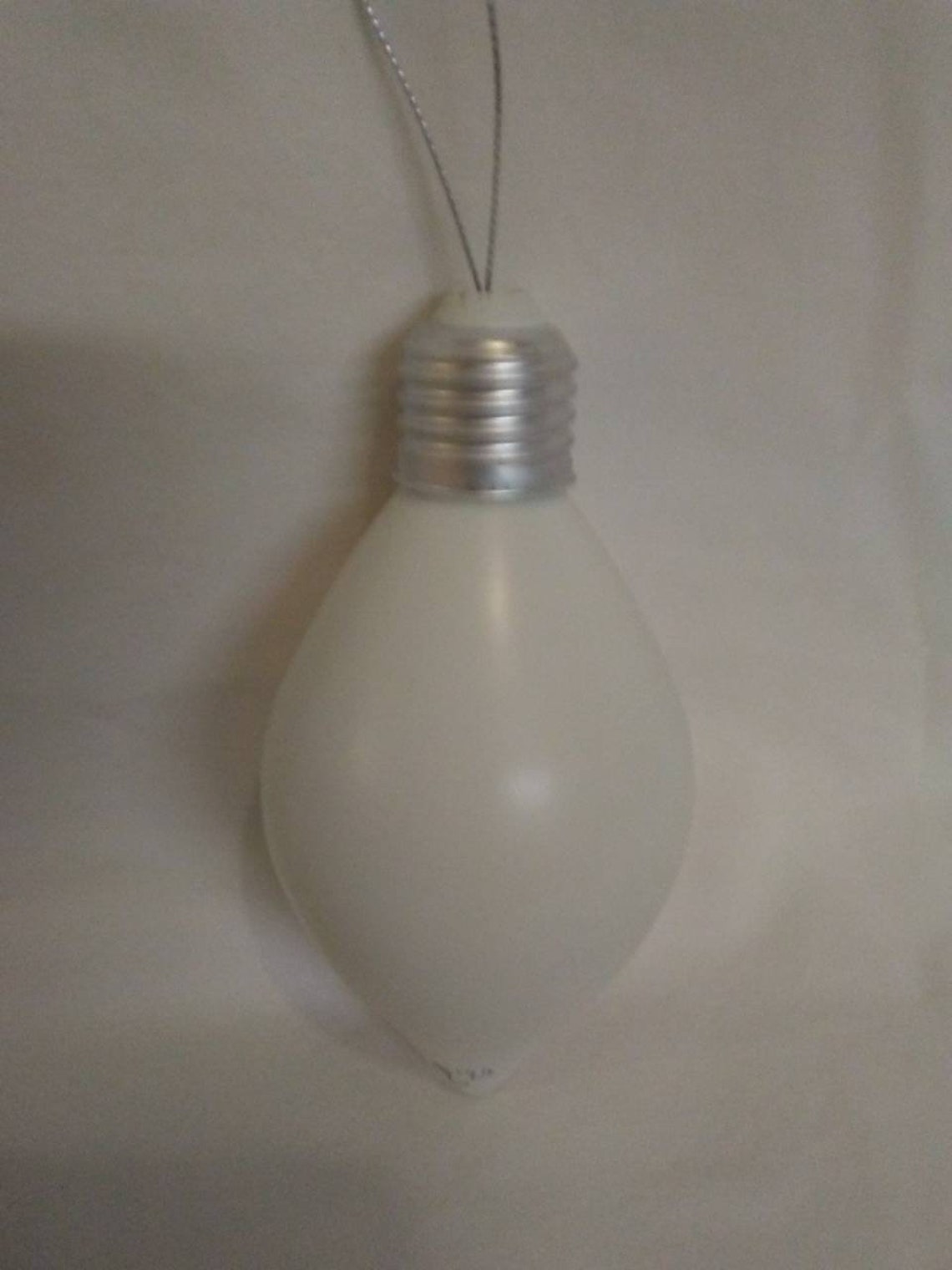 Hand-painted Plastic Tear-drop Shaped Ornament W/ Snowman Face - Etsy