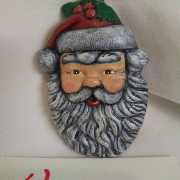 Ceramic Santa - Etsy