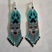 Hand-woven Wolf Seed Bead Earrings - Etsy