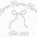 Sigma Sigma Sigma Sorority Bow SVG File - Etsy