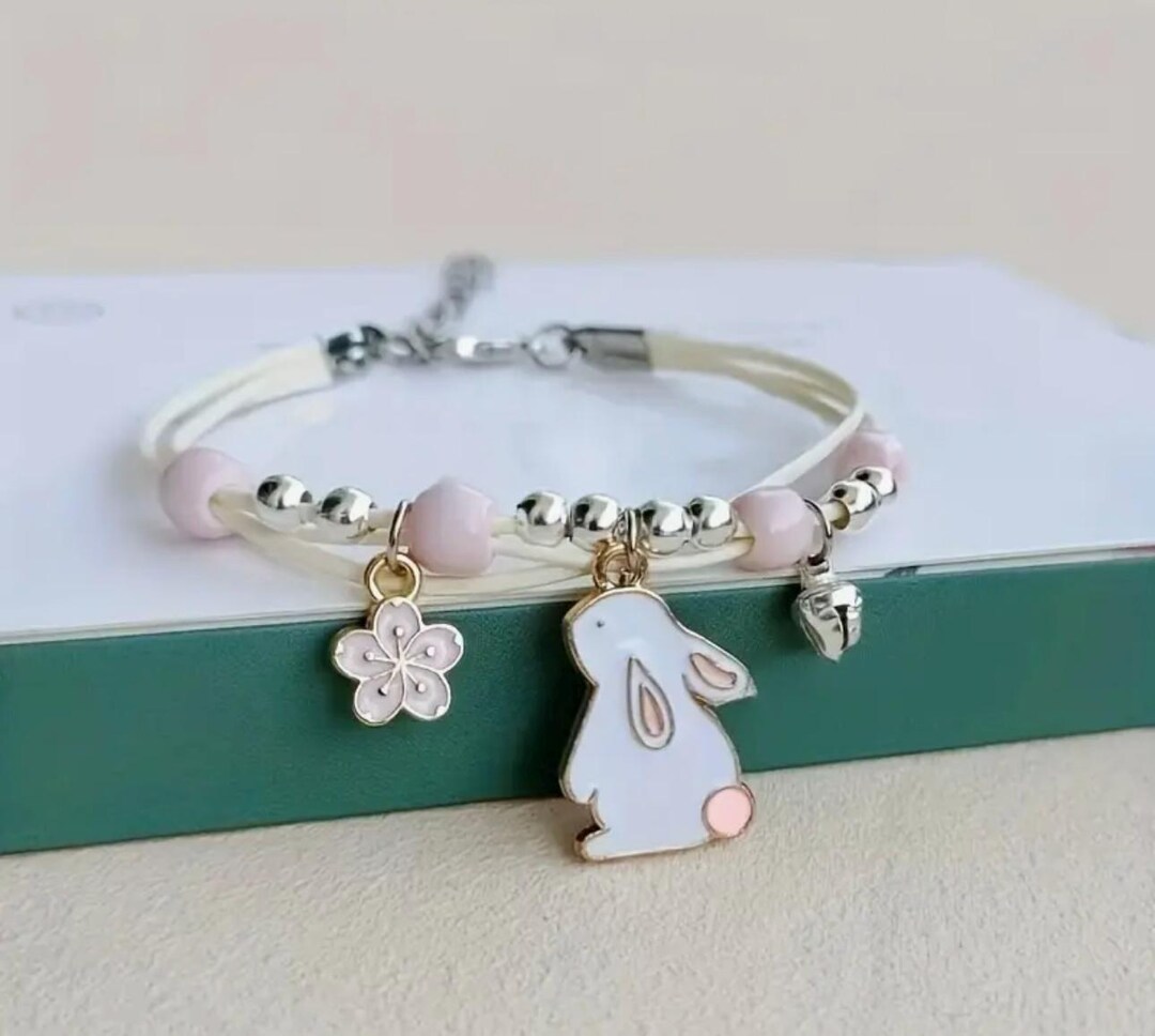 Easter Bracelet,easter Kids Jewelry,easter Basket Stuffer, Bunny ...