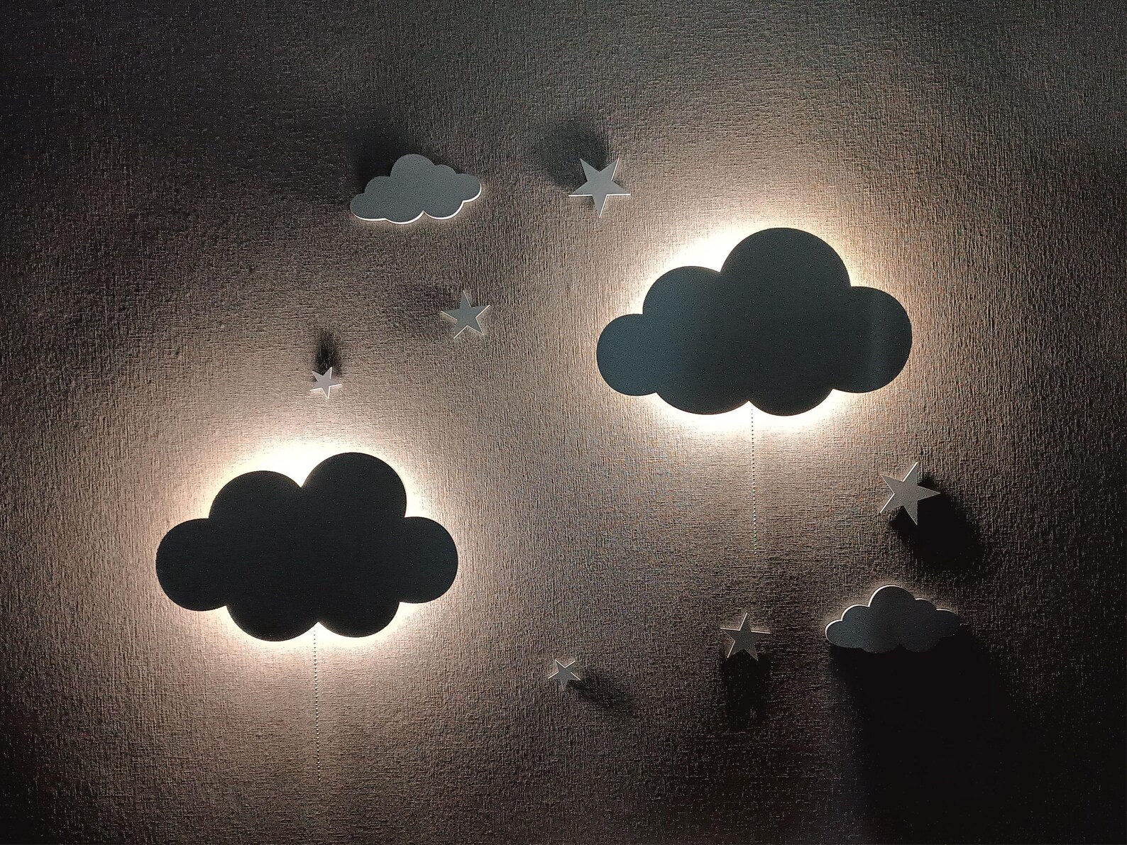 Cloud Night Lights, Set of 2 – Cloud Wall Night Lights, Wall Lamps, Kids Room, Baby Bedroom, - Etsy
