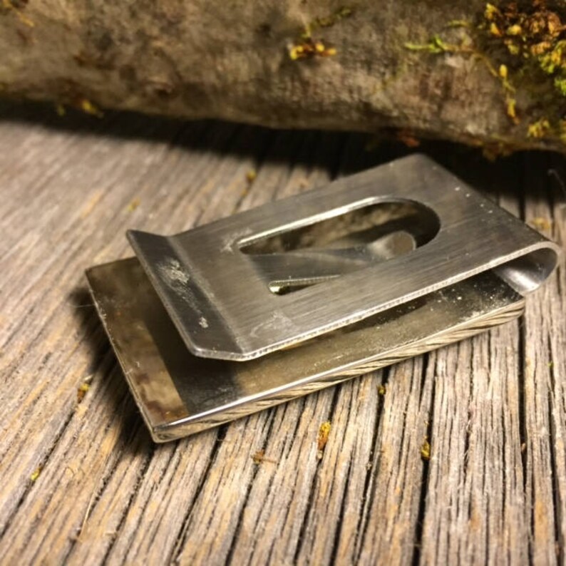 Wooden Money Clip: Rosewood, Chromed Steel - Etsy