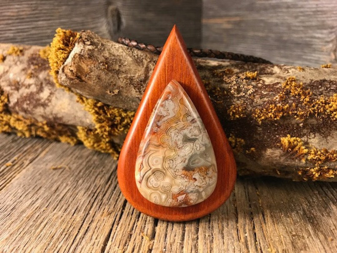 Wood, Wooden Pendant / Necklace - Etsy