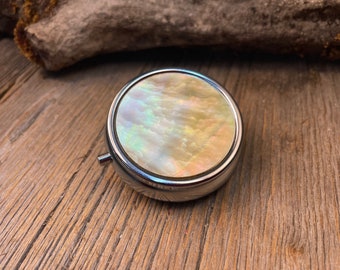 Mother of Pearl Pill Box - Etsy