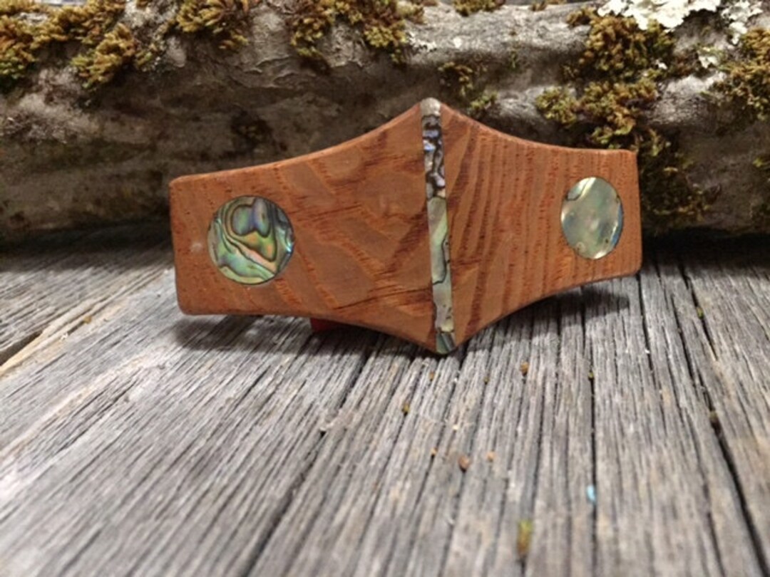 Wood/ Wooden Hair Barrette: Lacewood (medium) - Etsy