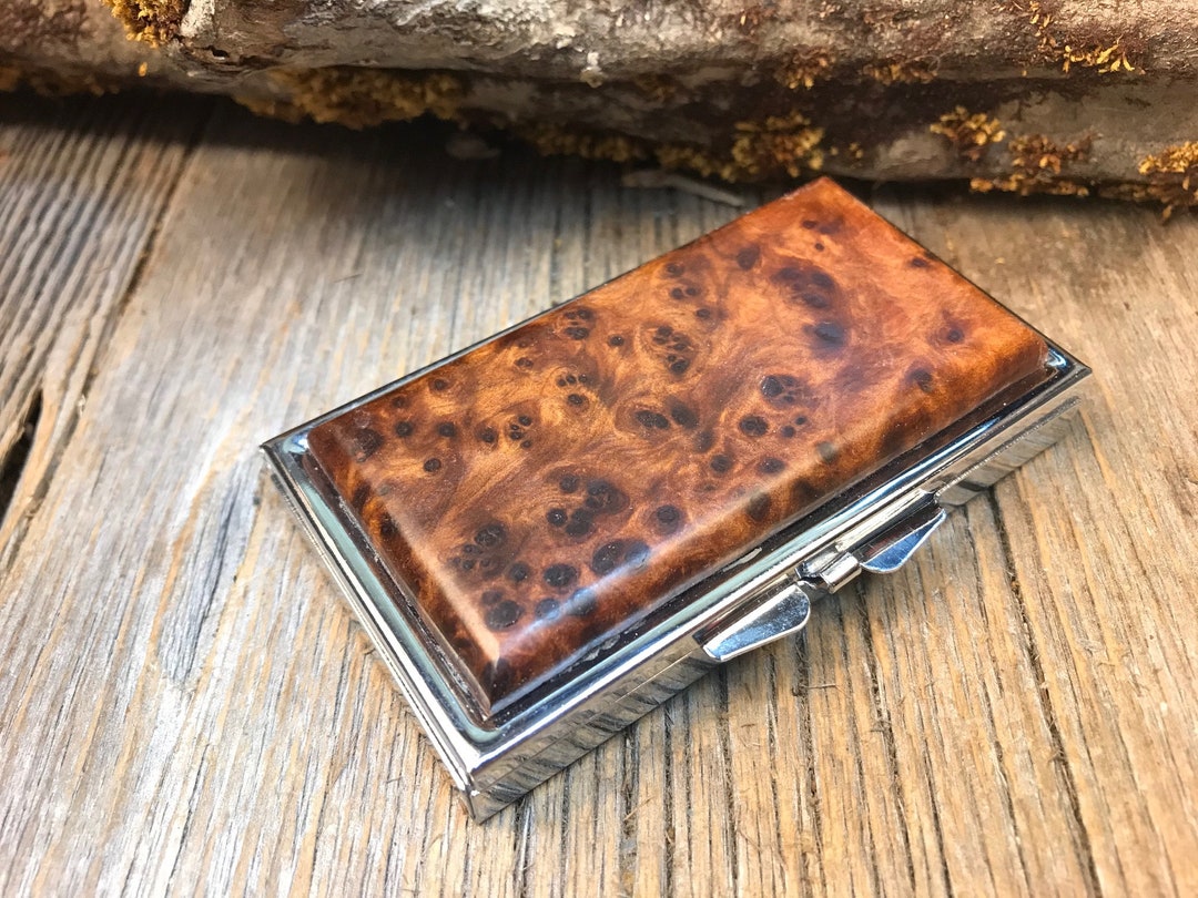 Wood/ Wooden Pill Box/ Keepsake Container: Highly Aromatic Moroccan ...