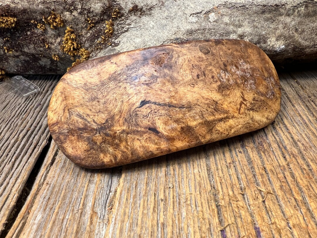 Wood/ Wooden Hair Barrette: AAAAA Gallery Grade Spalted Maple Burl ...