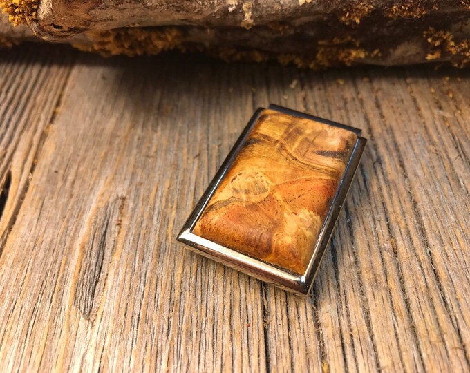 Wood/ Wooden Money Clip: AAAAA Gallery Grade Spalted Mango - Etsy