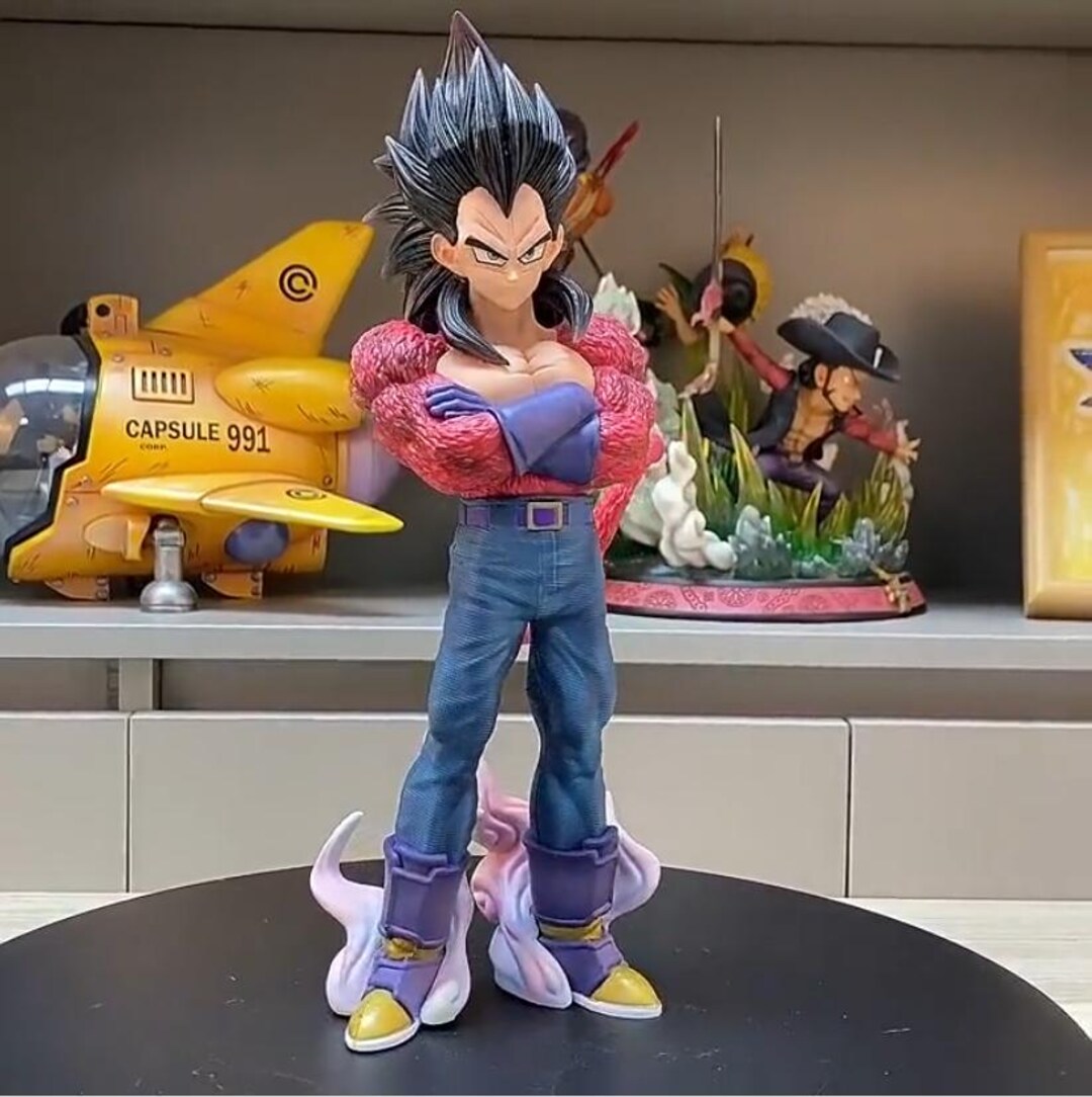 Super Saiyan 4 Vegeta Figure - Dragon Ball GT - Etsy