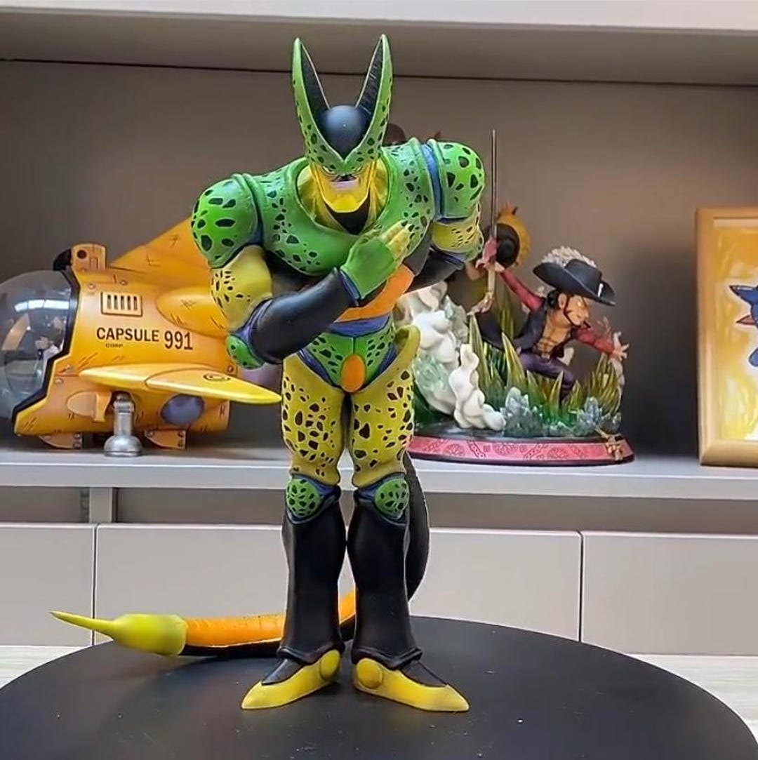 Perfect Cell Figure | Dragon Ball Z Collectible - Etsy