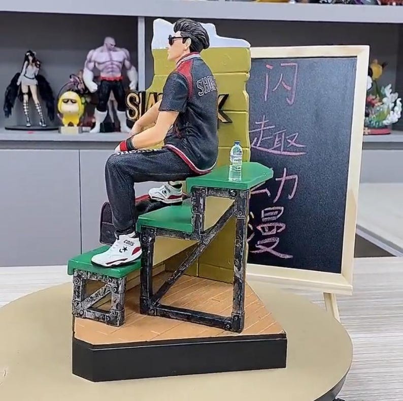 Rukawa Kaede on Shohoku Stairs - Slam Dunk - Etsy