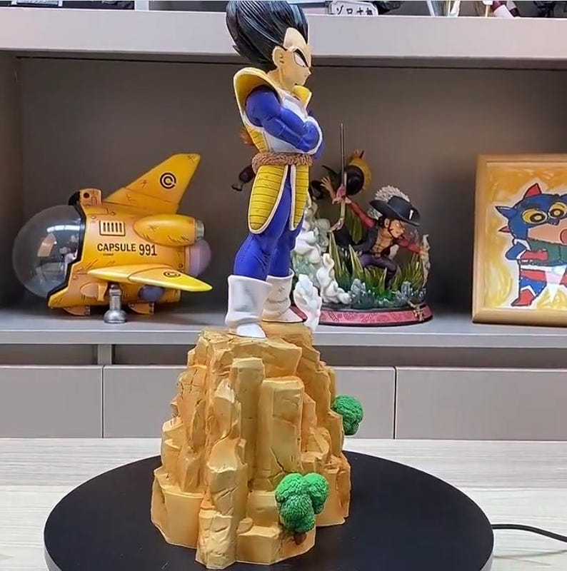 Vegeta Saiyan Saga Figure | Dragon Ball Z Collectible Statue - Etsy