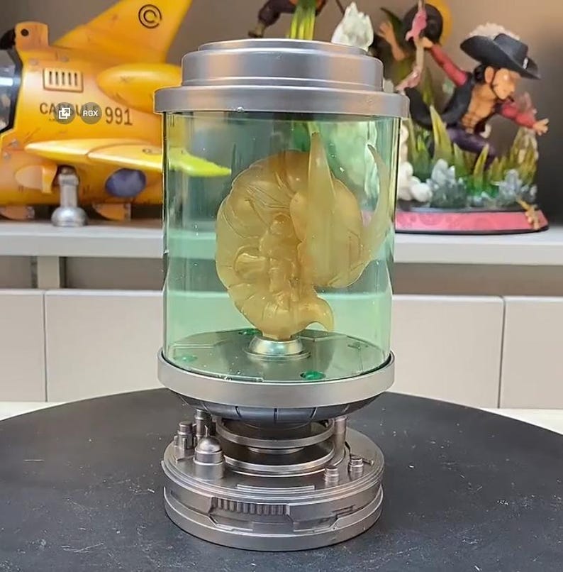 Cell Larva the Birth of Perfection Statue - Dragon Ball Z - Etsy