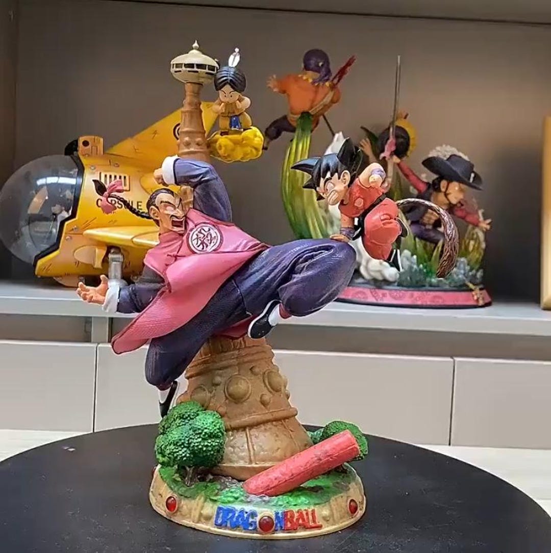 Tao Pai Pai and Kid Goku Figure | Dragon Ball Collectible - Etsy