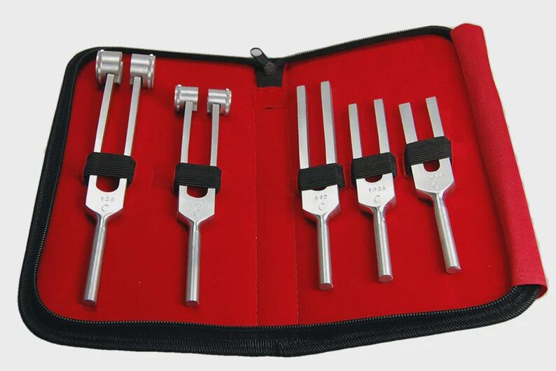 Tuning Fork 5 Set-128hz,256hz,512hz,1024hz, 2048hz for Healing ...