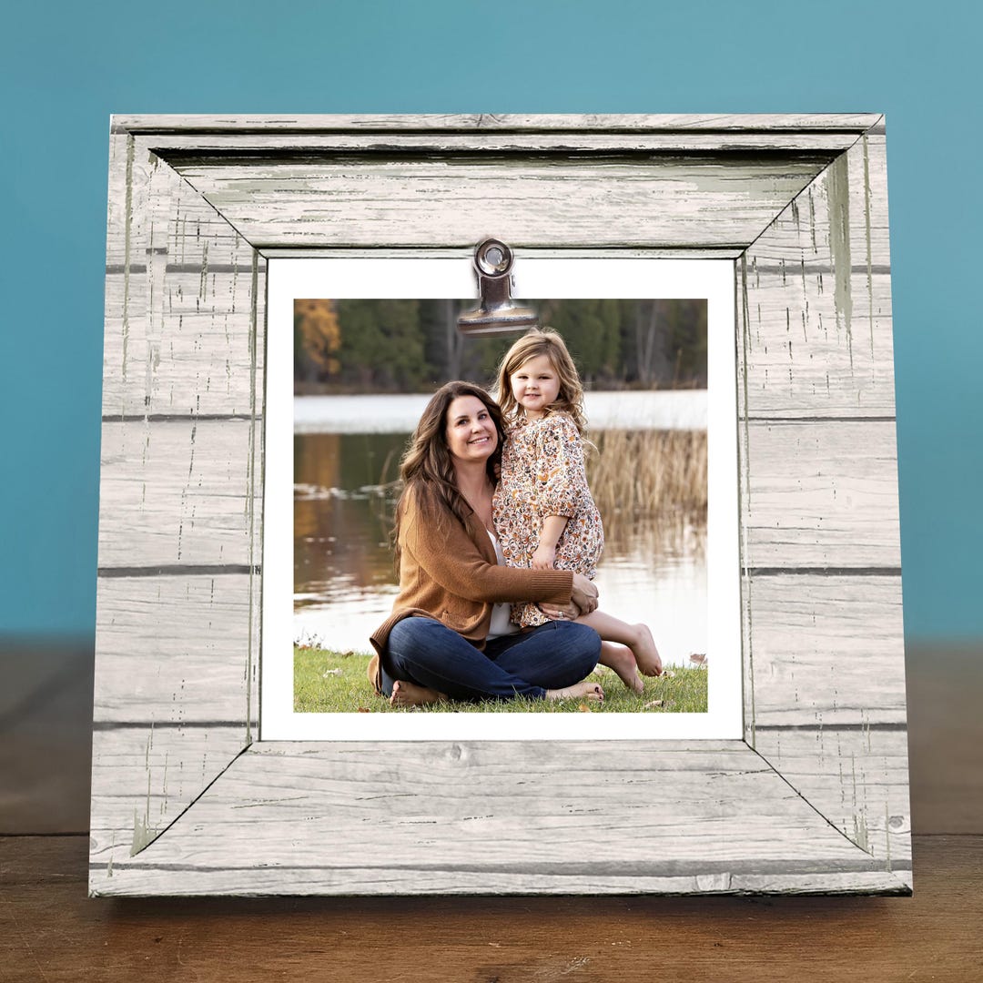 Rustic Photo Frame - Shabby Chic Decor With Cheeky "good Grandmas Say ...