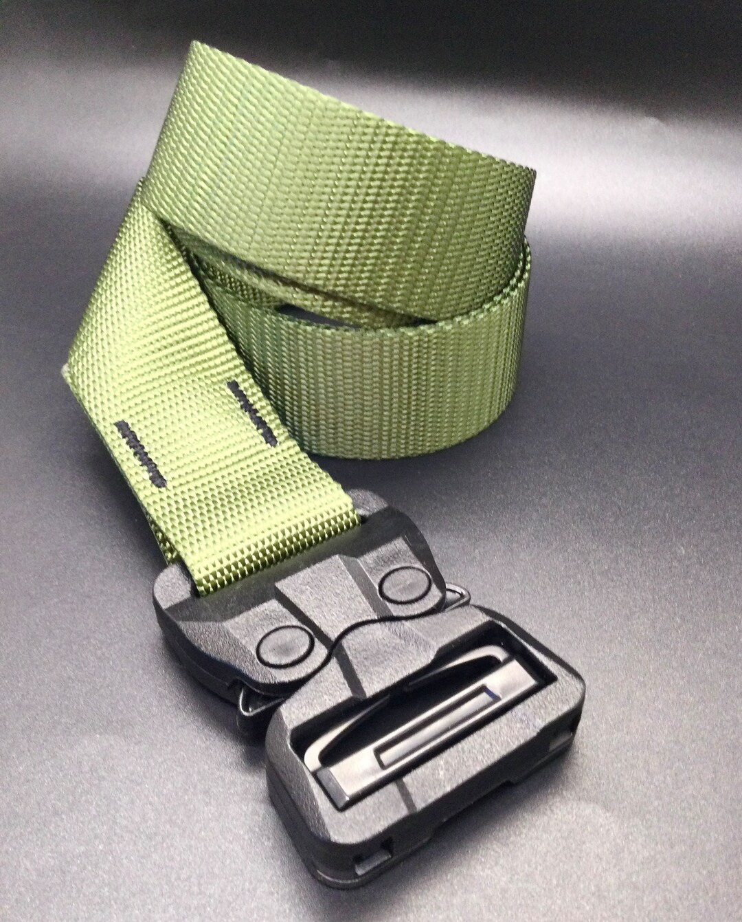 GT Cobra Belt Army Green With Black Plastic Cobra Buckle - Etsy