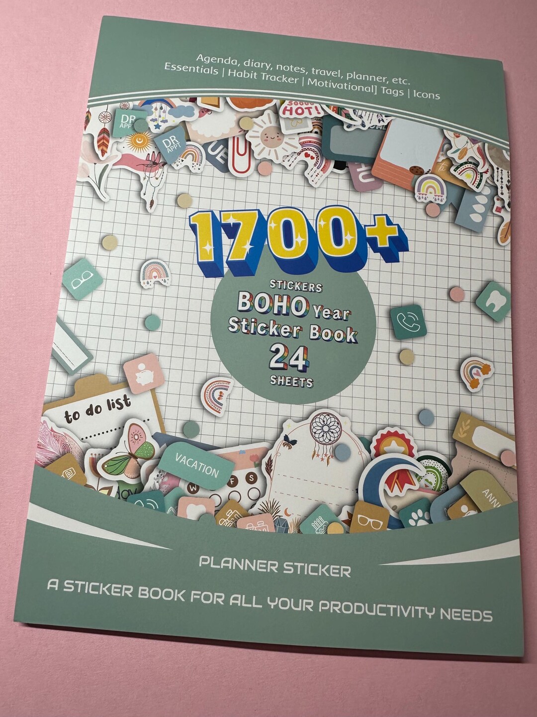À Stickers Book of More Than 1700 Stickers for All Your Agenda, Diary ...