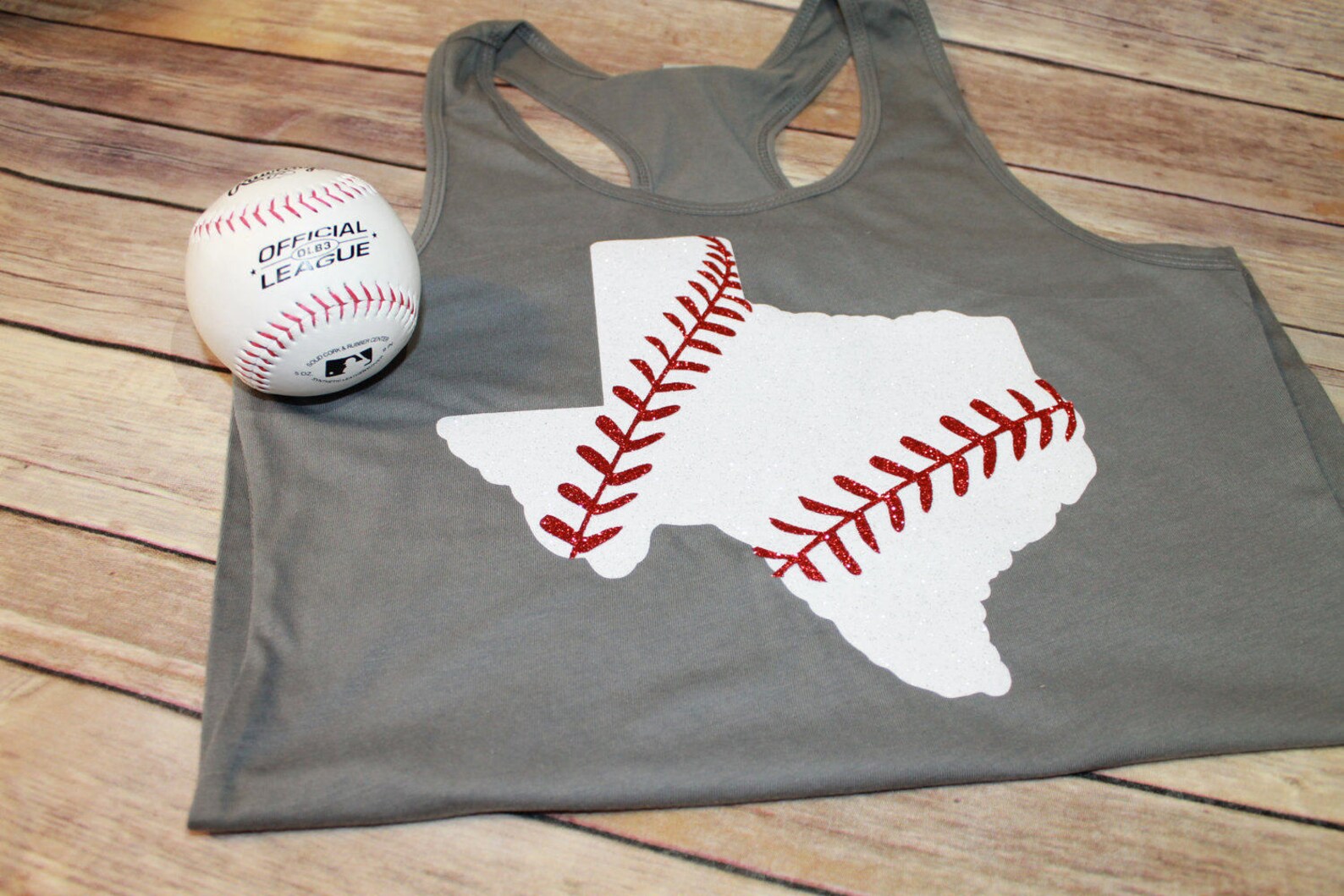 Girls State Baseball Tank State Shirt Texas Baseball Tank - Etsy