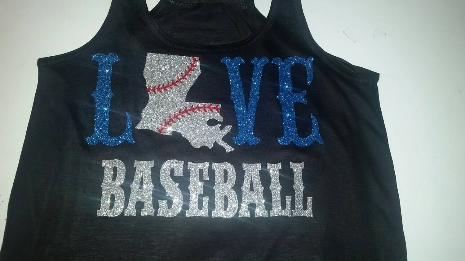 Love State Baseball Shirt State Baseball T-shirt Baseball - Etsy