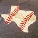 State Baseball Shirt, Texas Baseball Shirt, State Shirts, Texas Shirts ...